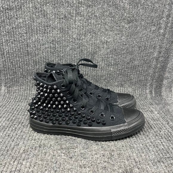 Converse | Shoes | Converse Chuck Taylor All Star Black Studded ...